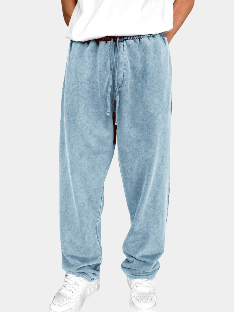 DUCHÊNE BORDEAUX | PANTALON DÉLAVÉ À CORDON – Duchêne Bordeaux